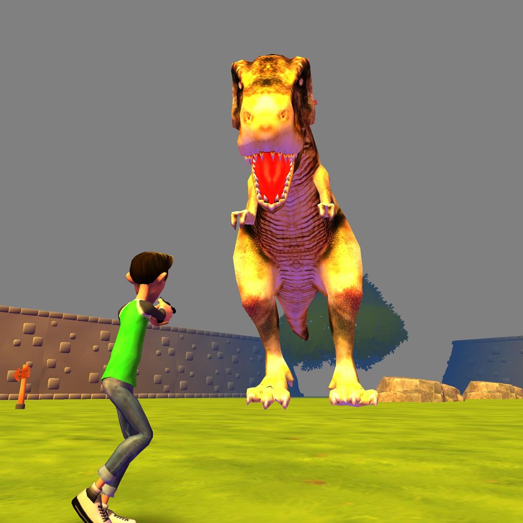 Unity Play | human or dinosaurus game