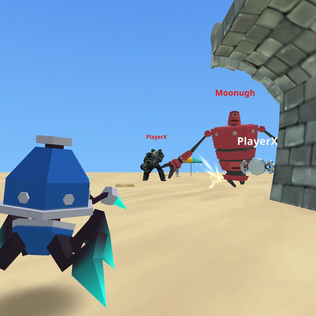 Unity Play | good robots vs bad robots game