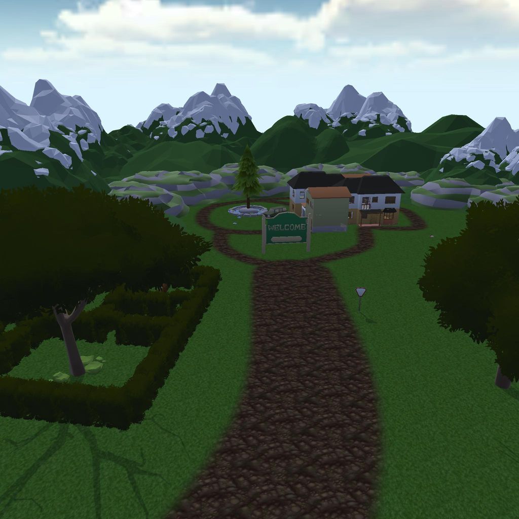 Unity Play | mansion in the mountains template game