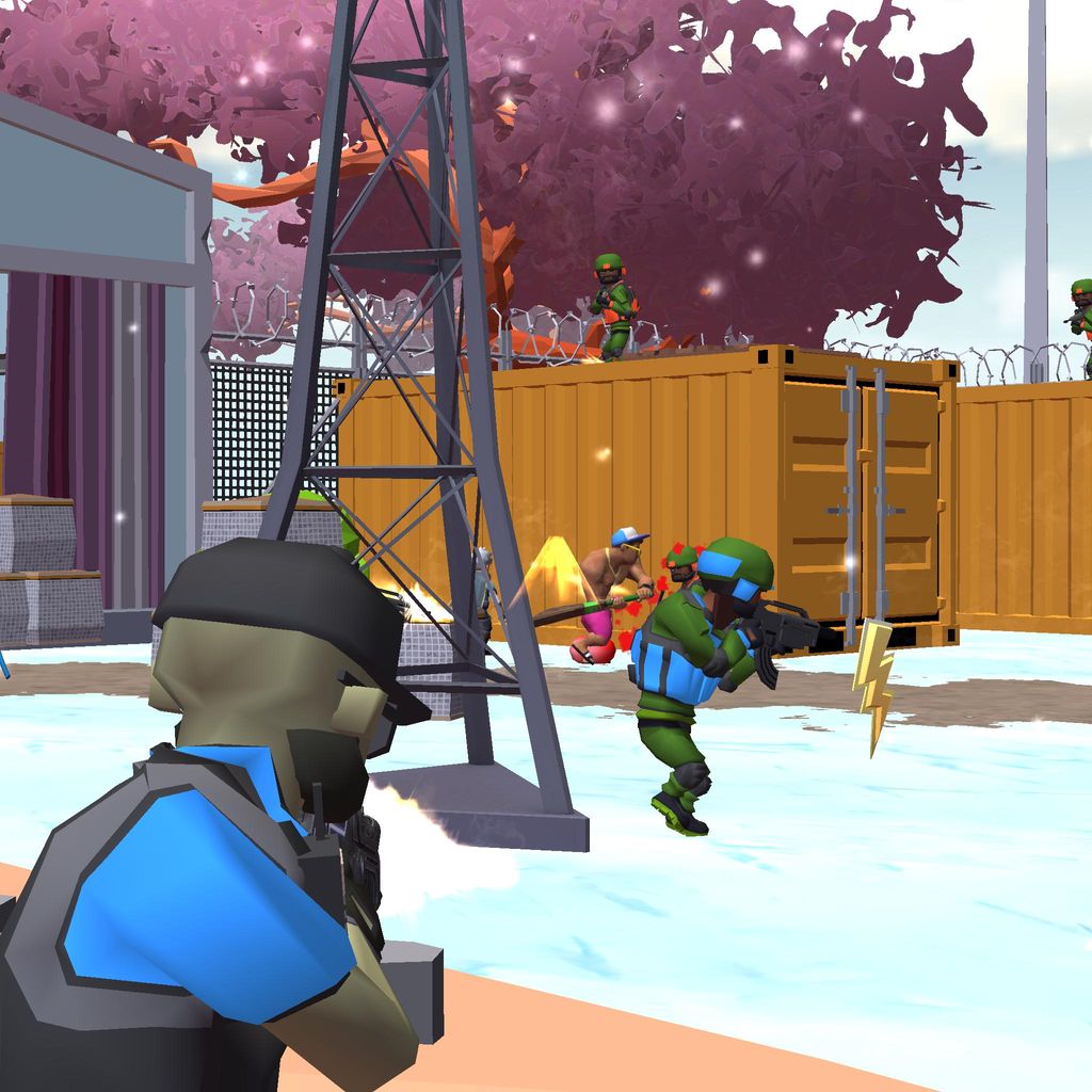 Unity Play | gun fighting free fire game