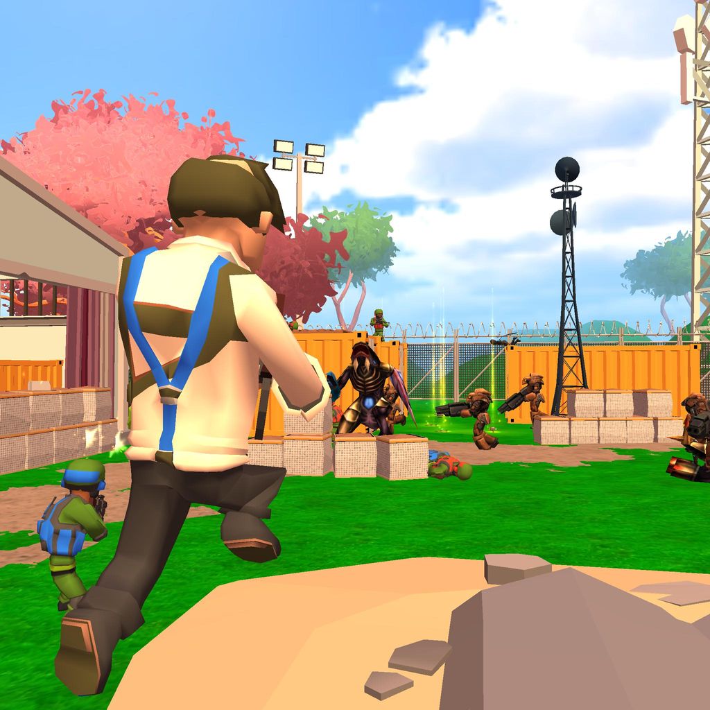 Unity Play | bule team vs red team game