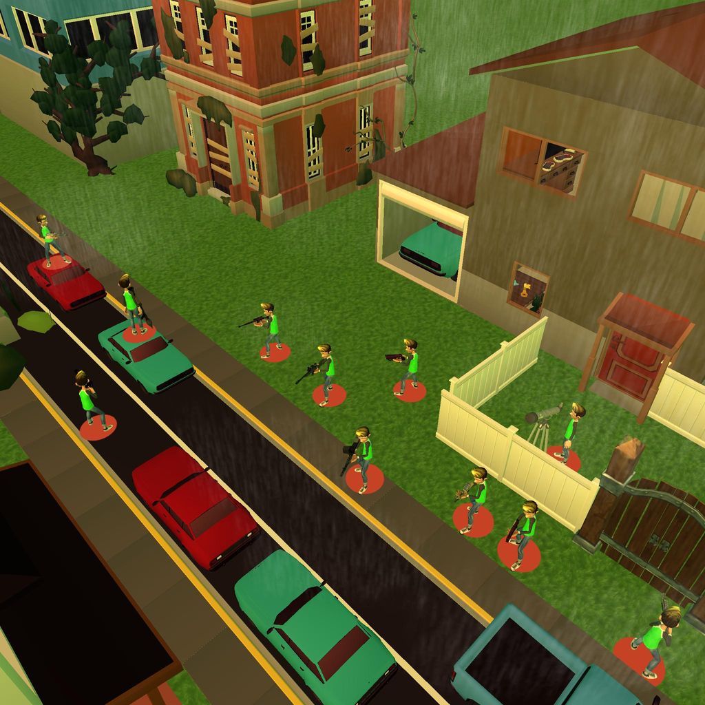 Unity Play | zombies are attacking humans game
