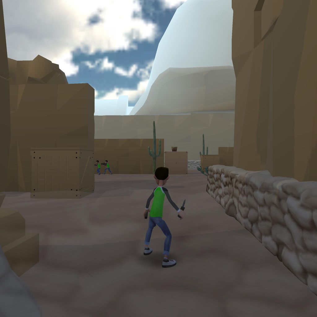 Unity Play | desert stands restart game