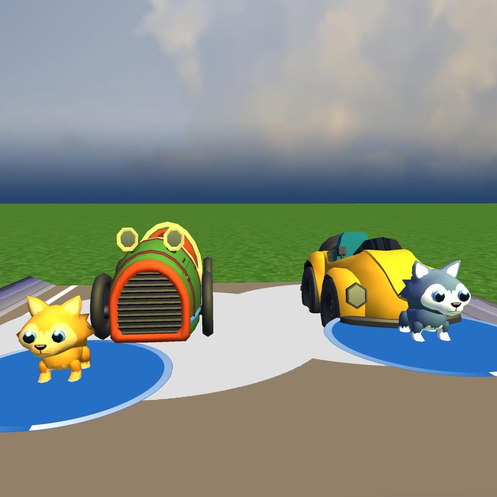 Unity Play | bluey kart Racing game