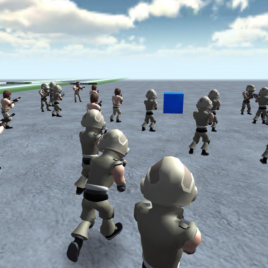 Unity Play | battle British army and American army game