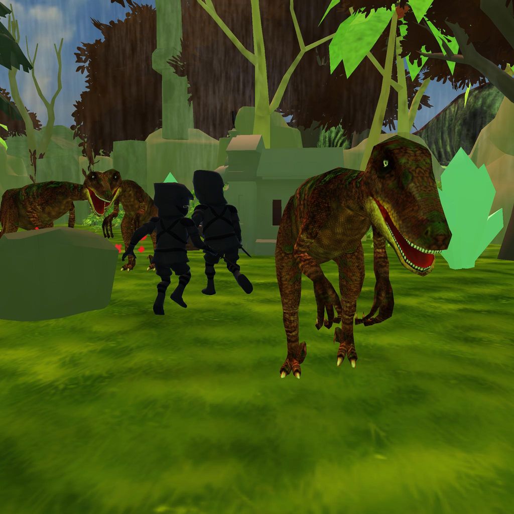 Unity Play | t-rex vs manusia game