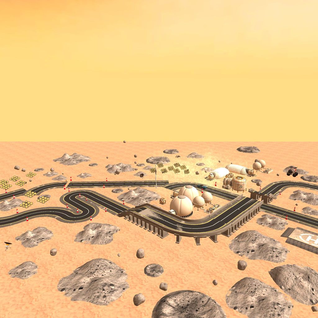 Unity Play | MARS RACER game