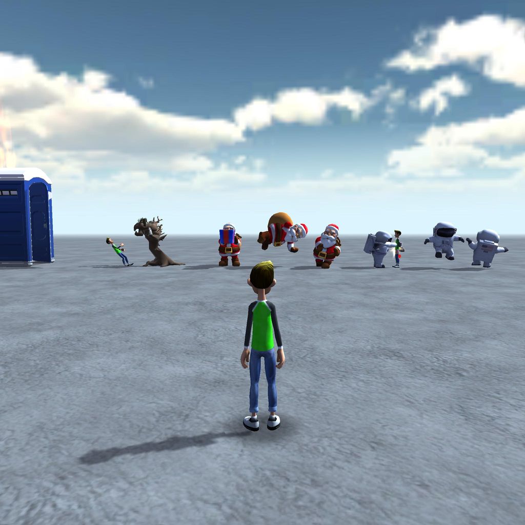 Unity Play | Some random goofy animation TESTS game