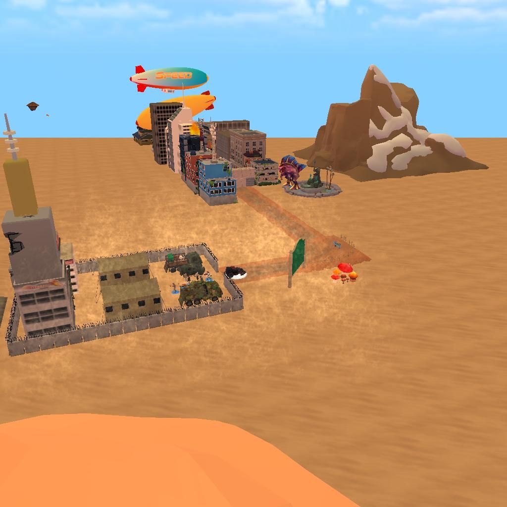 Unity Play | Desert town game