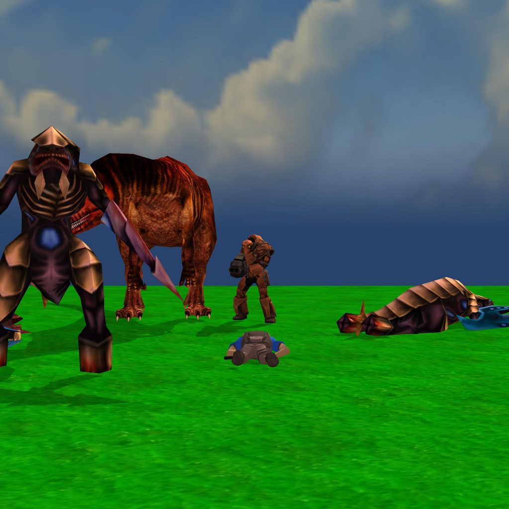 Unity Play | The monsters vs the gun people game