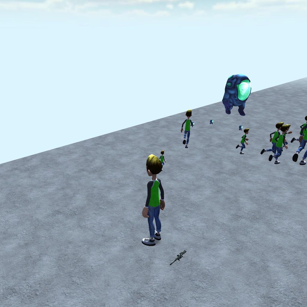 Unity Play | Giants vs aliens that some are giant aliens game