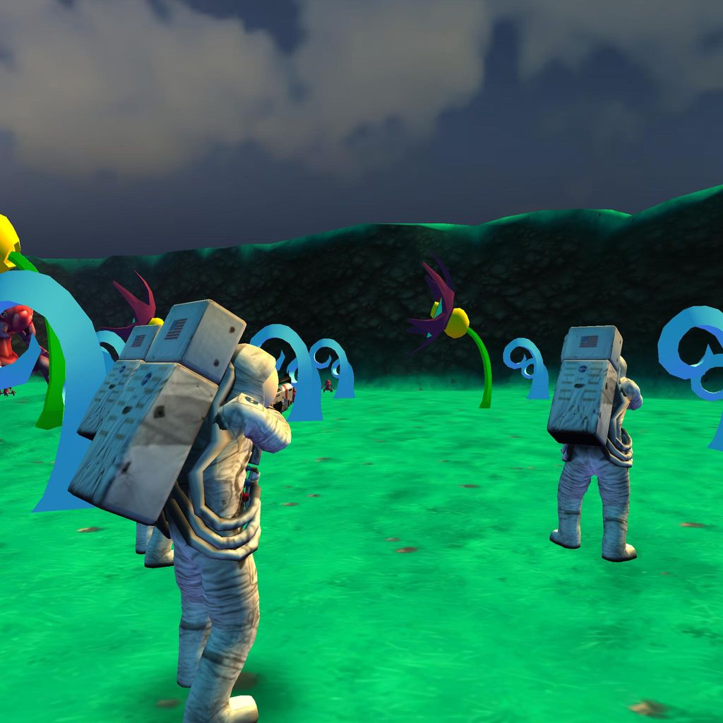 Unity Play | astronautas vs aliens game