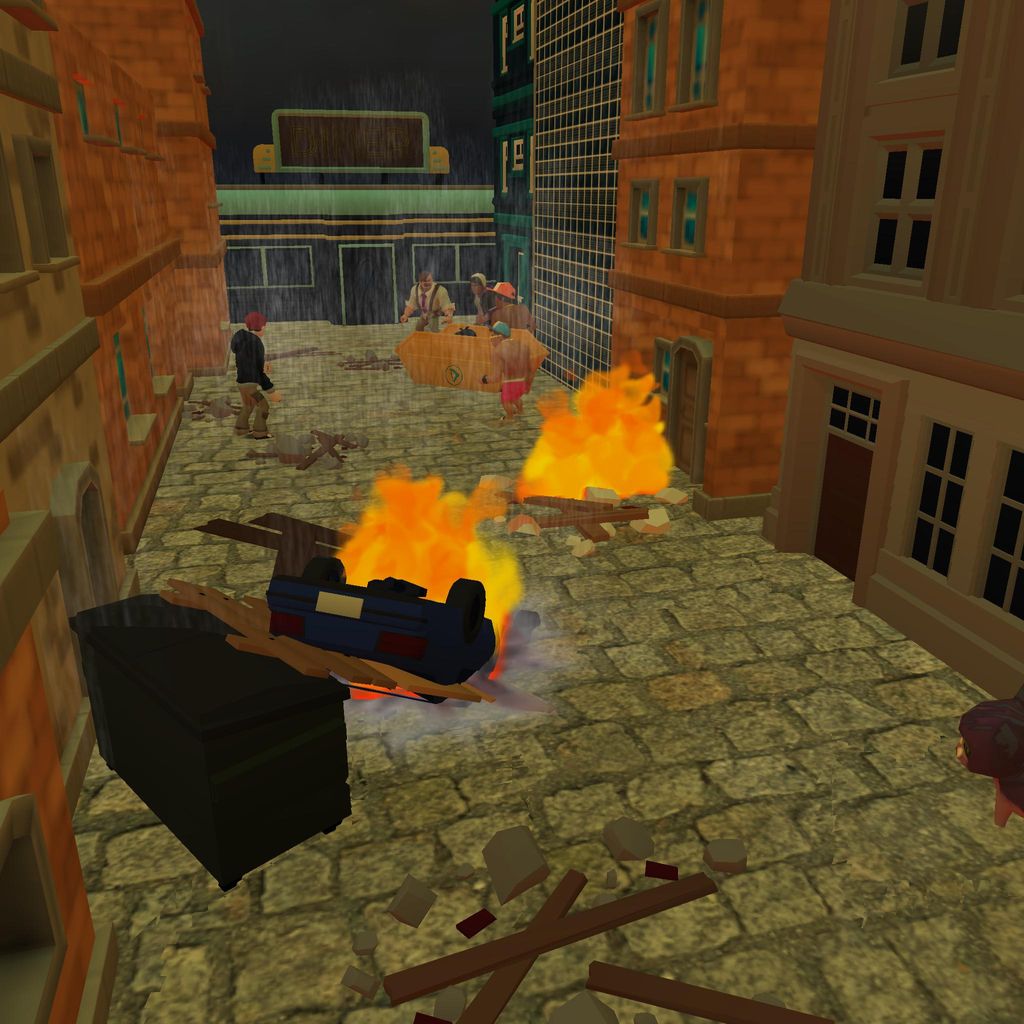 Unity Play | Fighting in the night simulator game