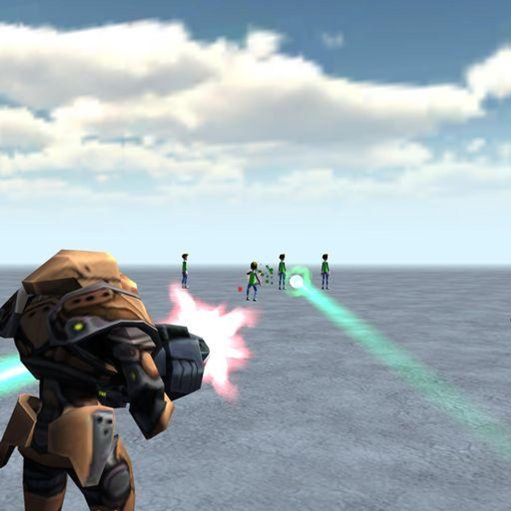 Unity Play | alien and humans fight game