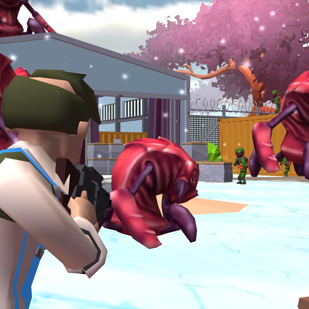 Unity Play | monsters and enemies are attacking the city game