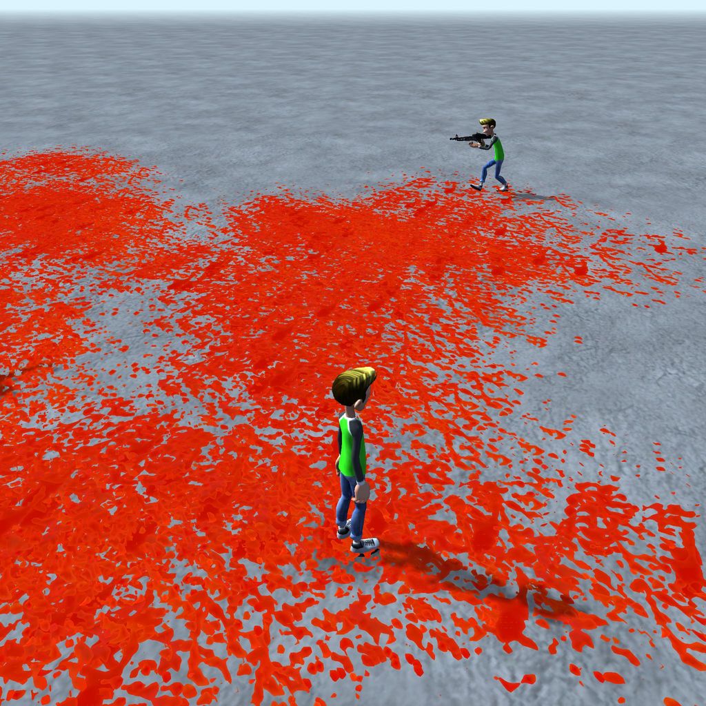 Unity Play | Working realistic blood engine game