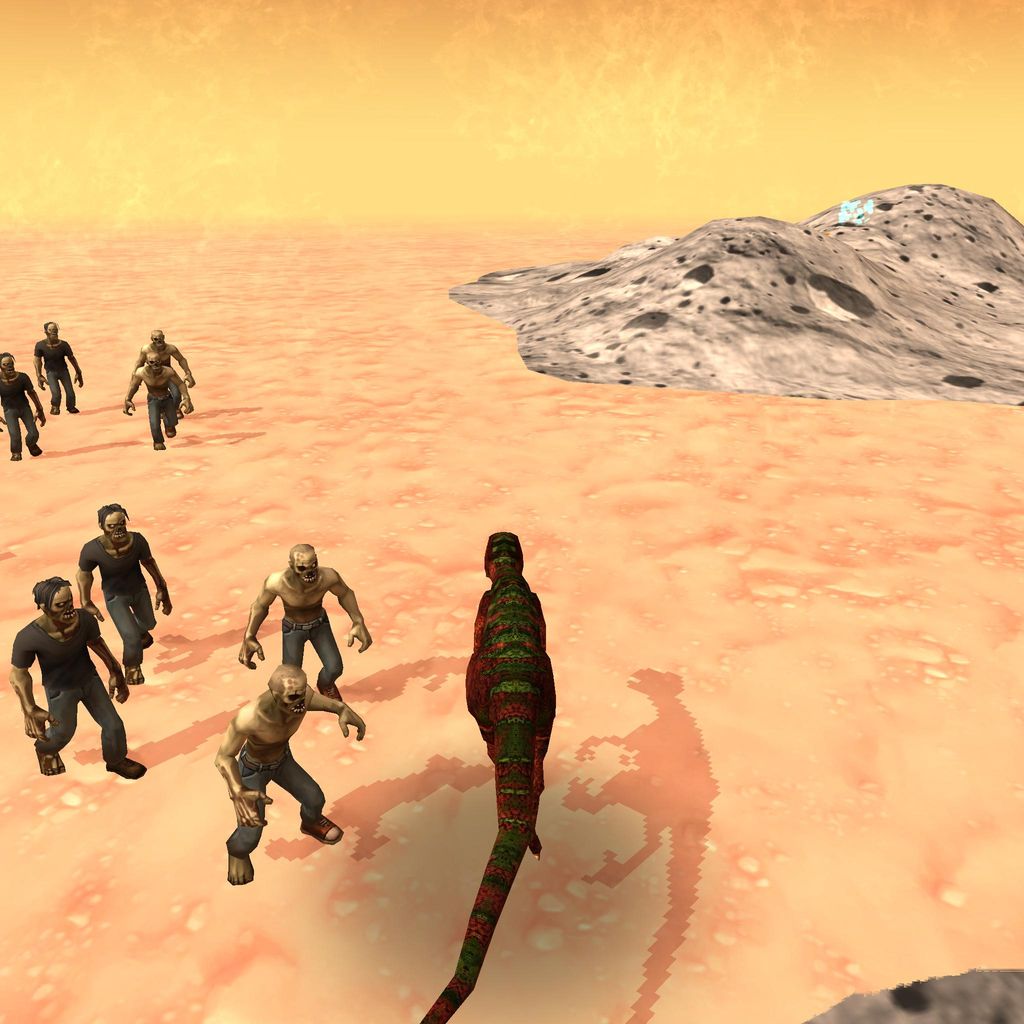 Unity Play | dino escape mars game