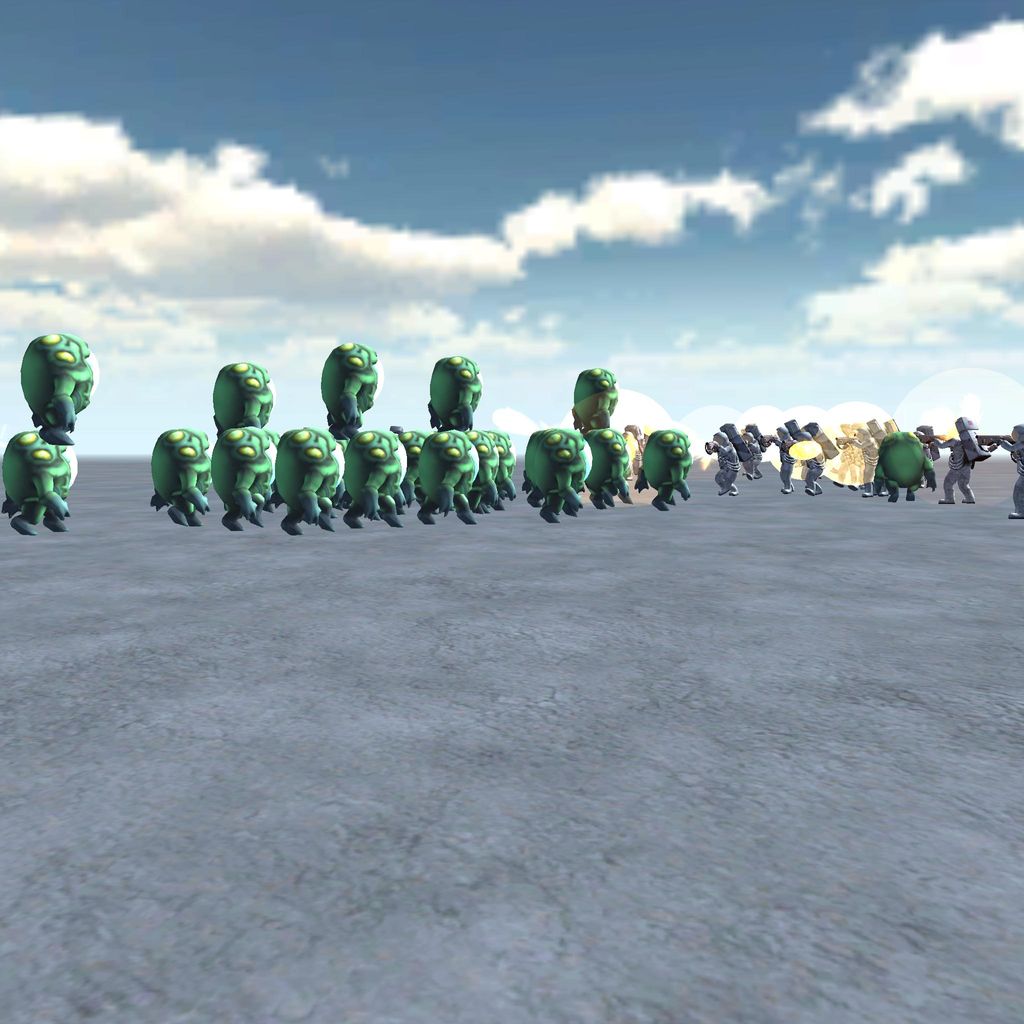 Unity Play | Destroy the Aliens game