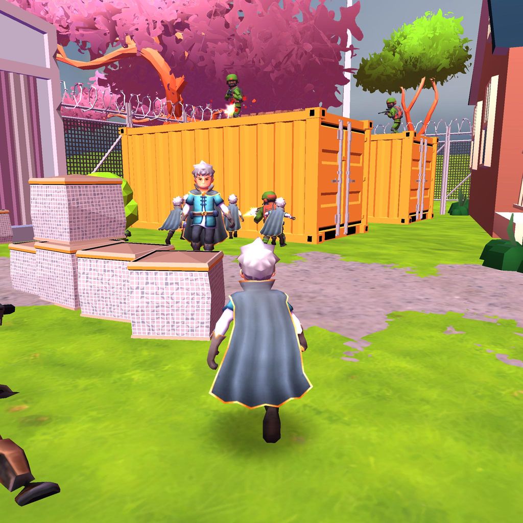 Unity Play | humans vs robots game