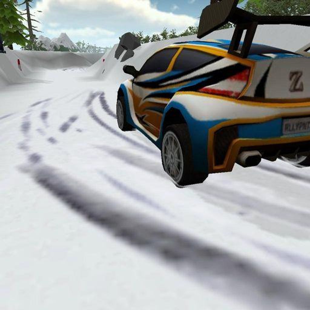 Unity Play | SPEED RALLY MAP(SNOW FALL) game