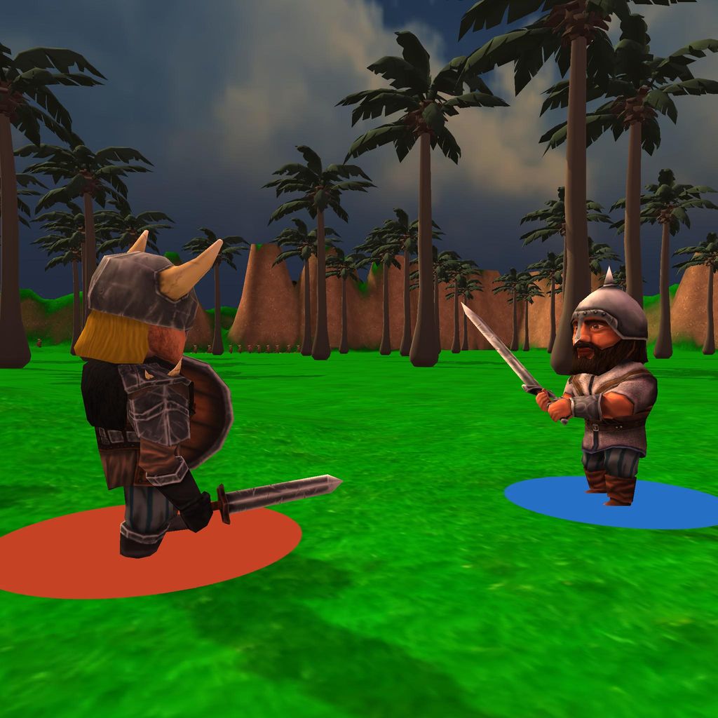 Unity Play | Knight Team Vs Viking Team (MultiPlayer Game) game