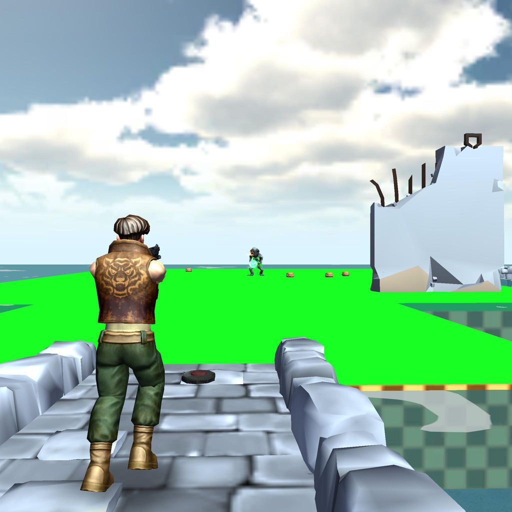 Unity Play | temple run but guns game