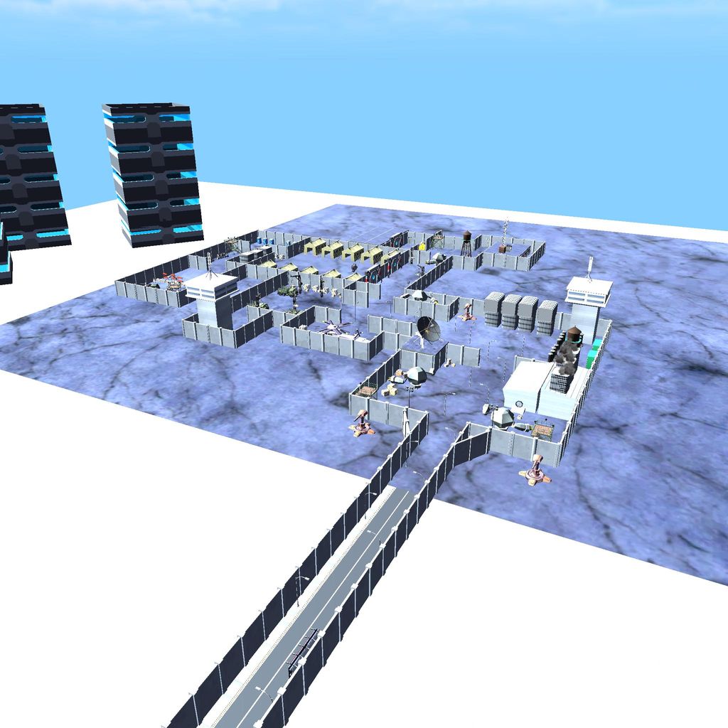 Unity Play | A bit better military base template game