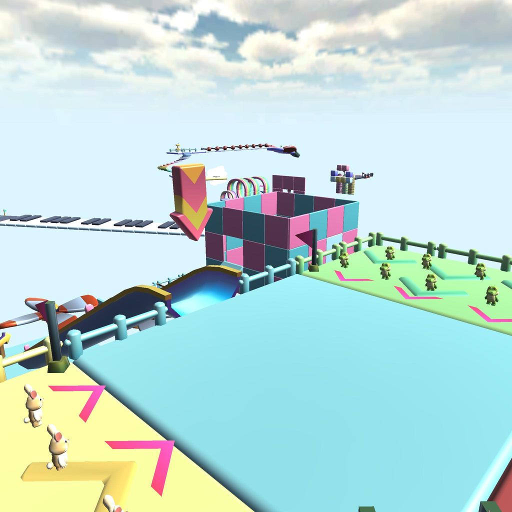 Unity Play | 100 Iq Animal Obby game