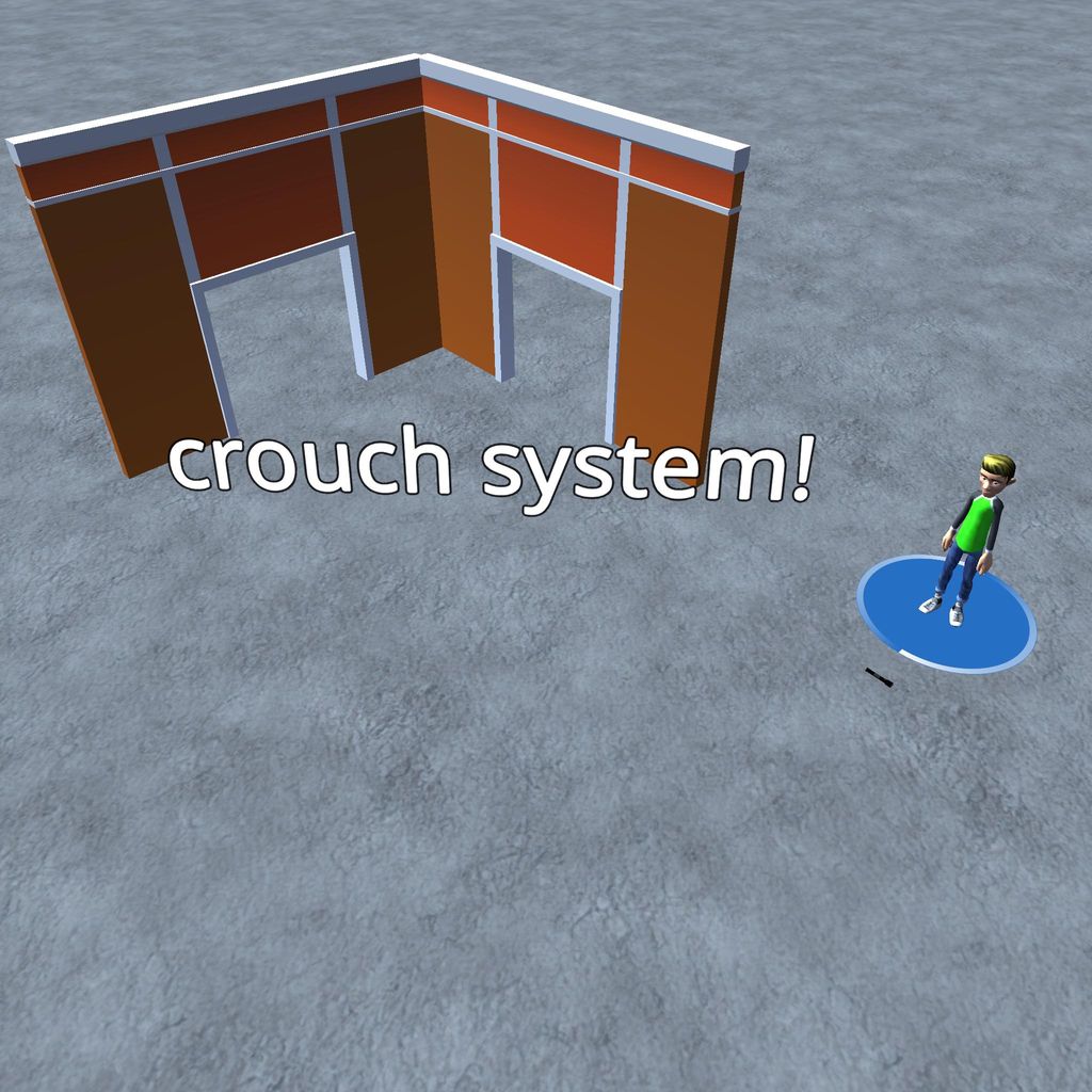 Unity Play | crouch system! game
