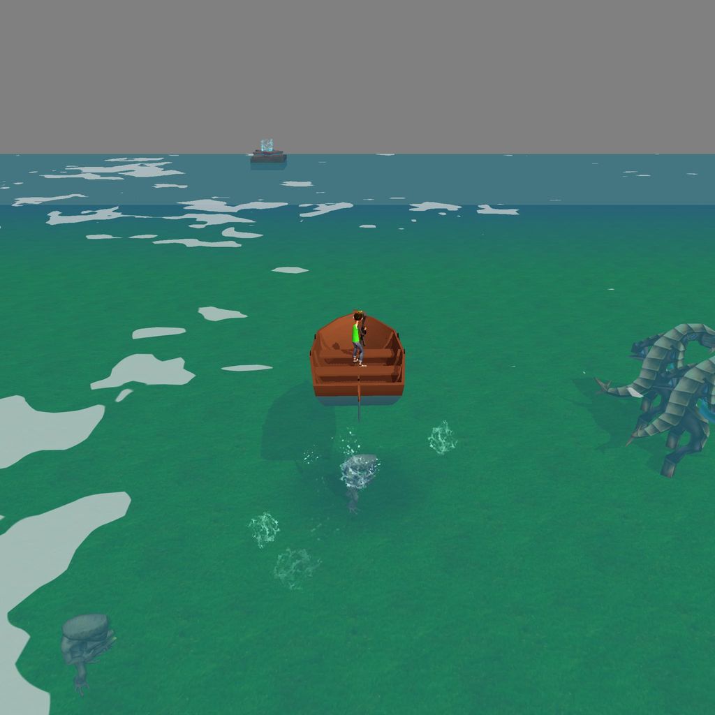 Unity Play | surviv water monster game