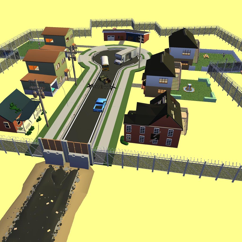 Unity Play | pixel gun 3d nuclear city Template game