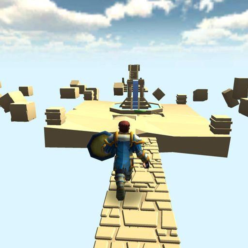 Unity Play | Desert parcor Ruins game
