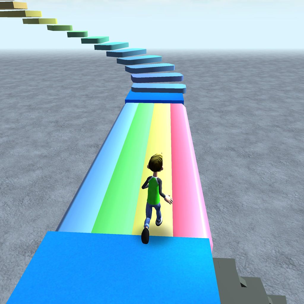 Unity Play | Mega Rainbow Obby! game