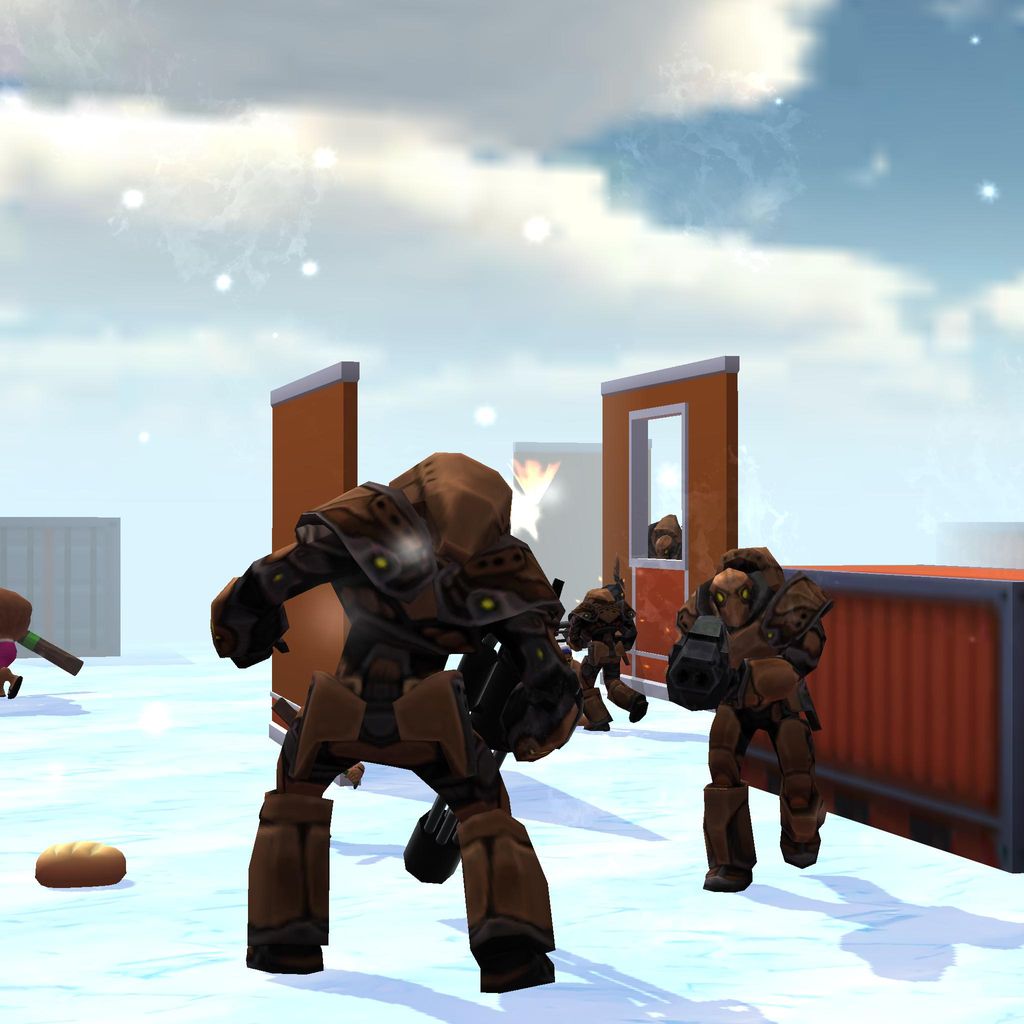Unity Play | Red vs blue deth match winter game