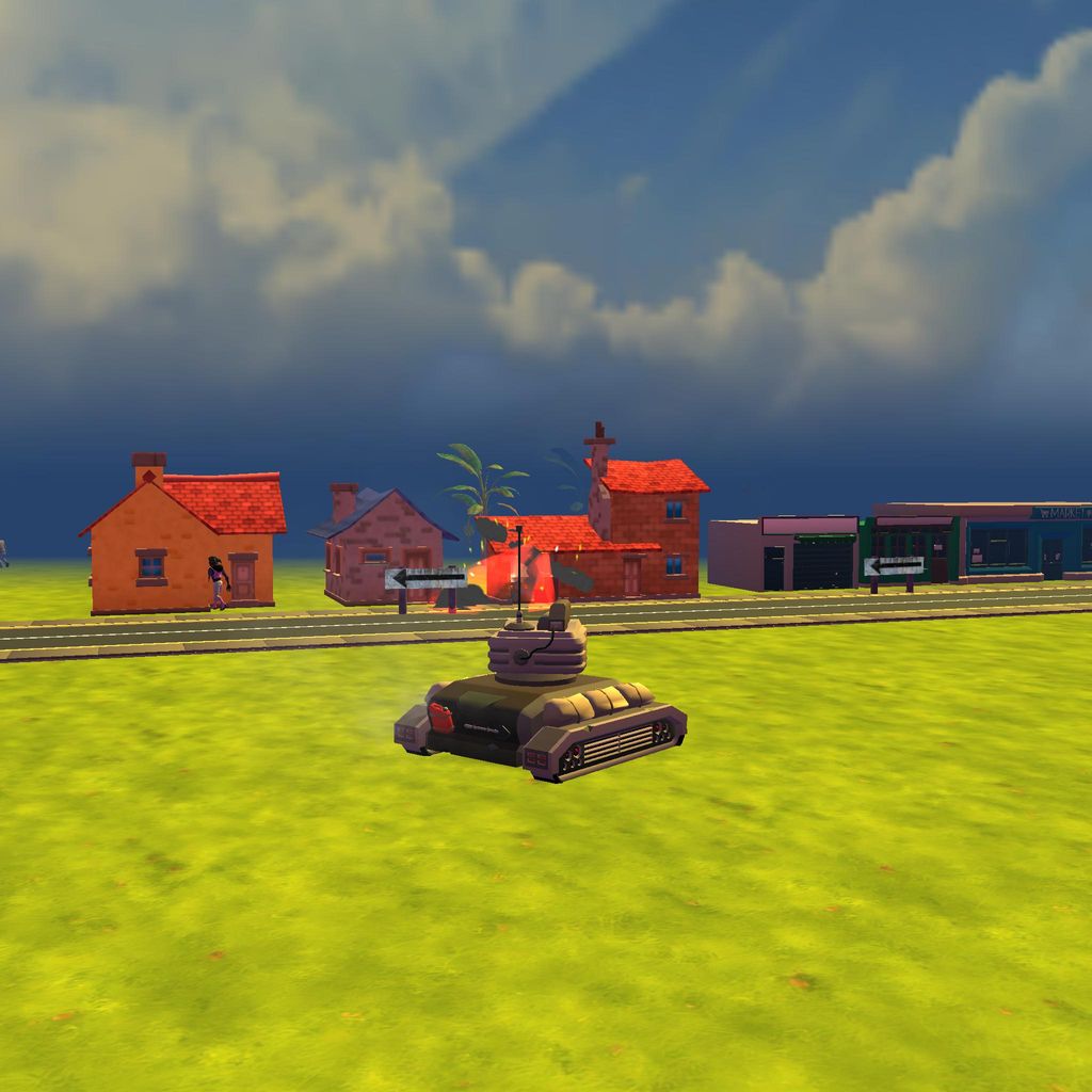 Unity Play | crazy whit a tank game
