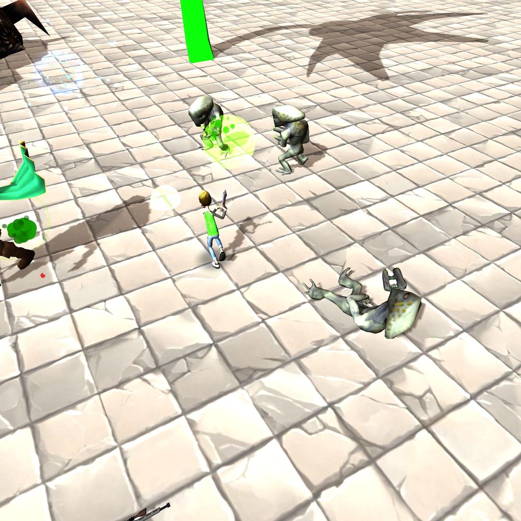 Unity Play | Alien fight down game
