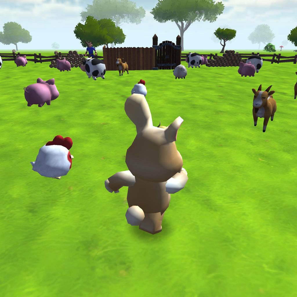 Unity Play | Chungus rampage in big forest game