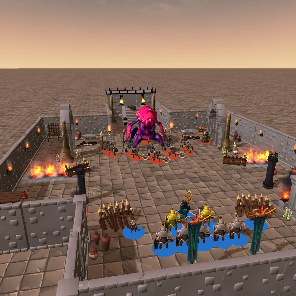 Unity Play | Underground Battle of gods game