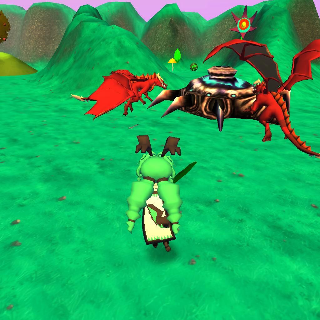 Unity Play | the 4 dragons vs 1 alien game