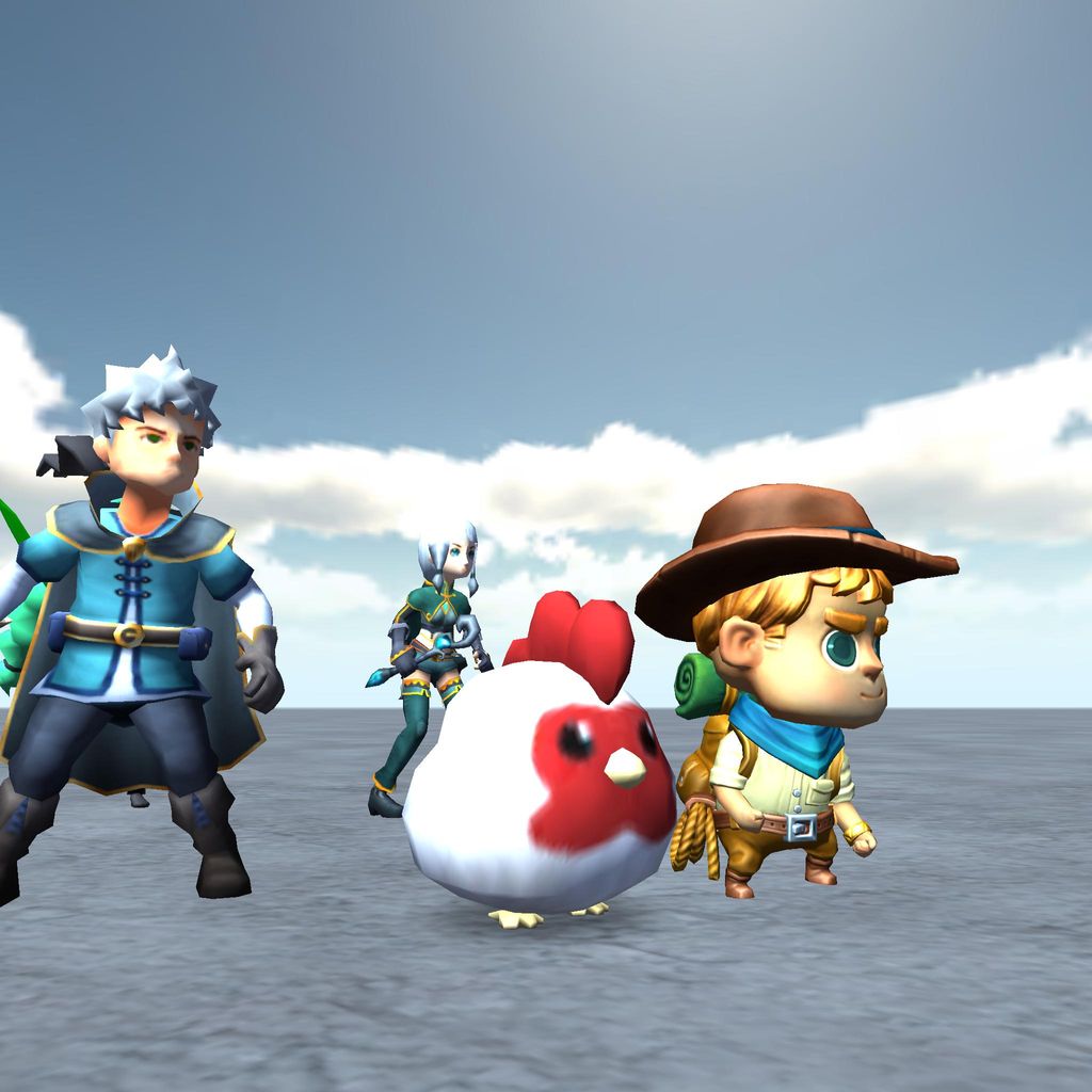 Unity Play | the chicken characters game