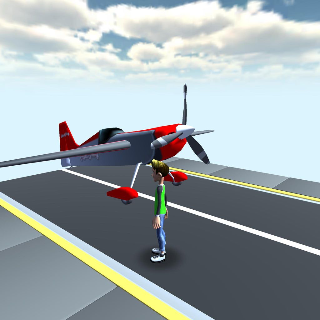 Unity Play | driving the plane game