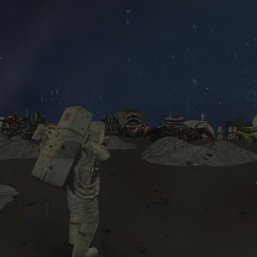 Unity Play | astronaut vs zombies game