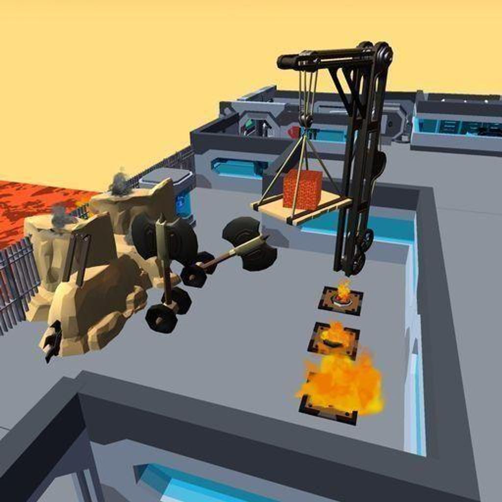 Unity Play | floor is lava 2 (biggest map) game