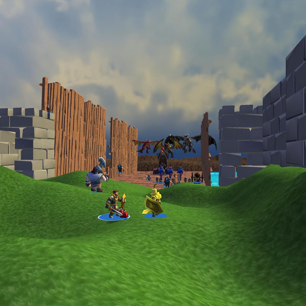 Unity Play | the castle fight of dragons game