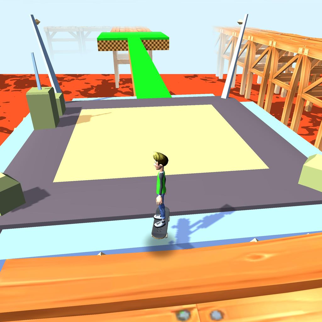 Unity Play | pista de skate na lava game