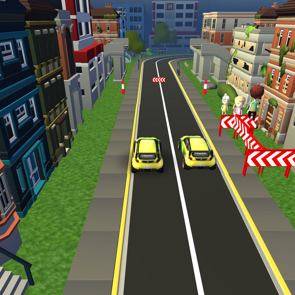 Unity Play | the race of in between game