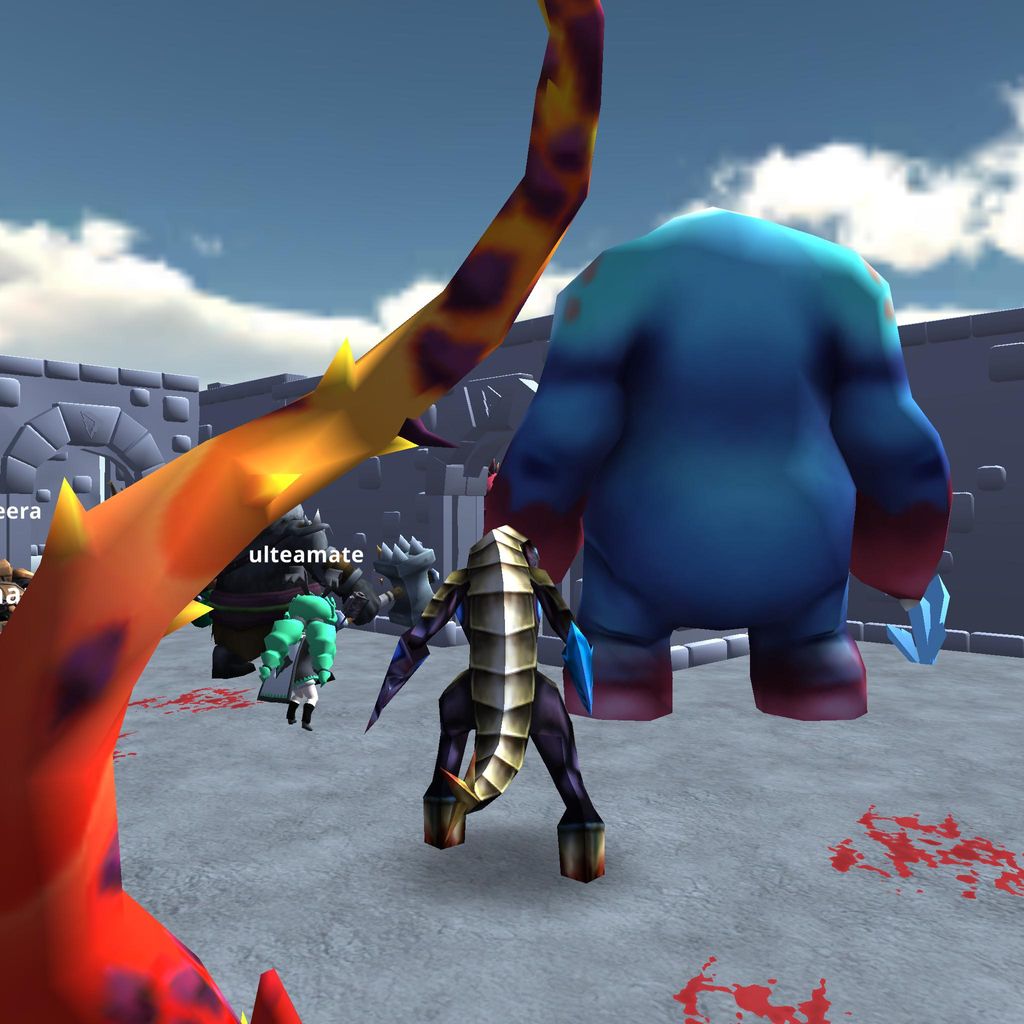 Unity Play | humanos vs monstros e dinossauros game