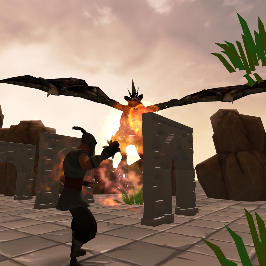 Unity Play | ninja over power vs dragons game