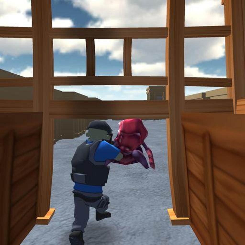 Unity Play | run and fiand door or kell monesters be cool game