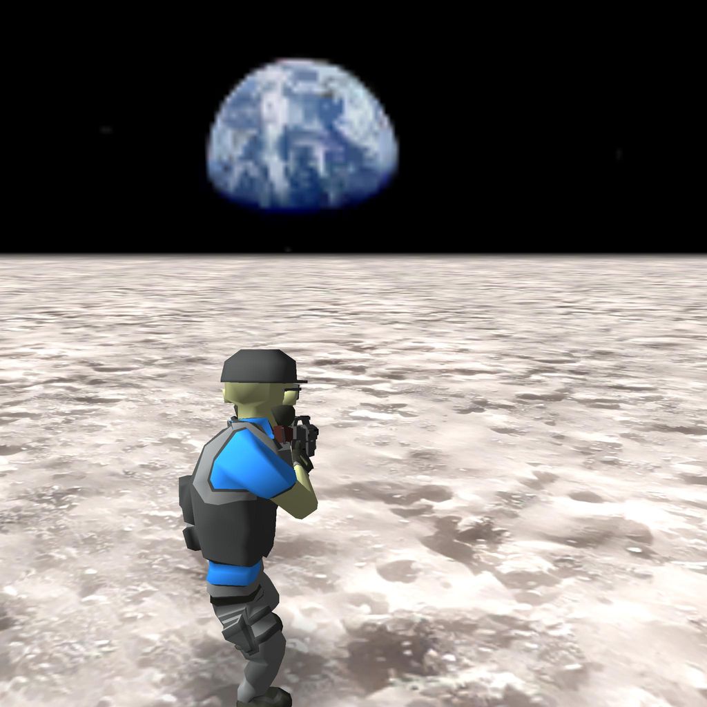 Unity Play | Moon alien attack game